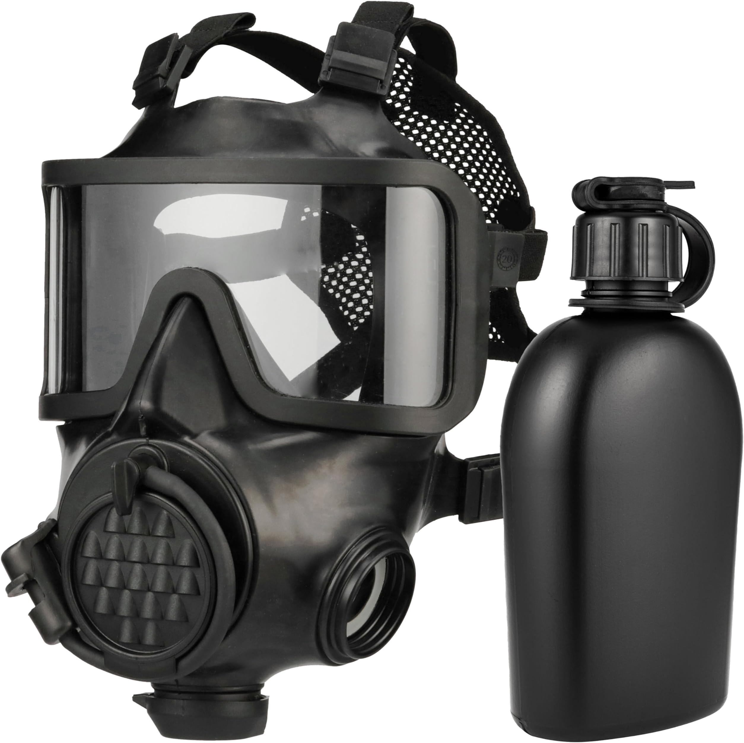 MSA 10051287 Millennium Riot Control Gas Mask - Size: Medium, Color ...