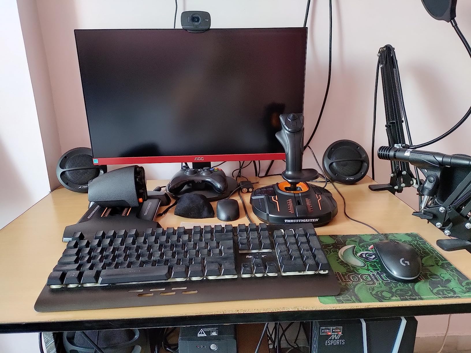 Buy Thrustmaster T16000M FCS Hotas | Flight Game Controller | Joystick ...