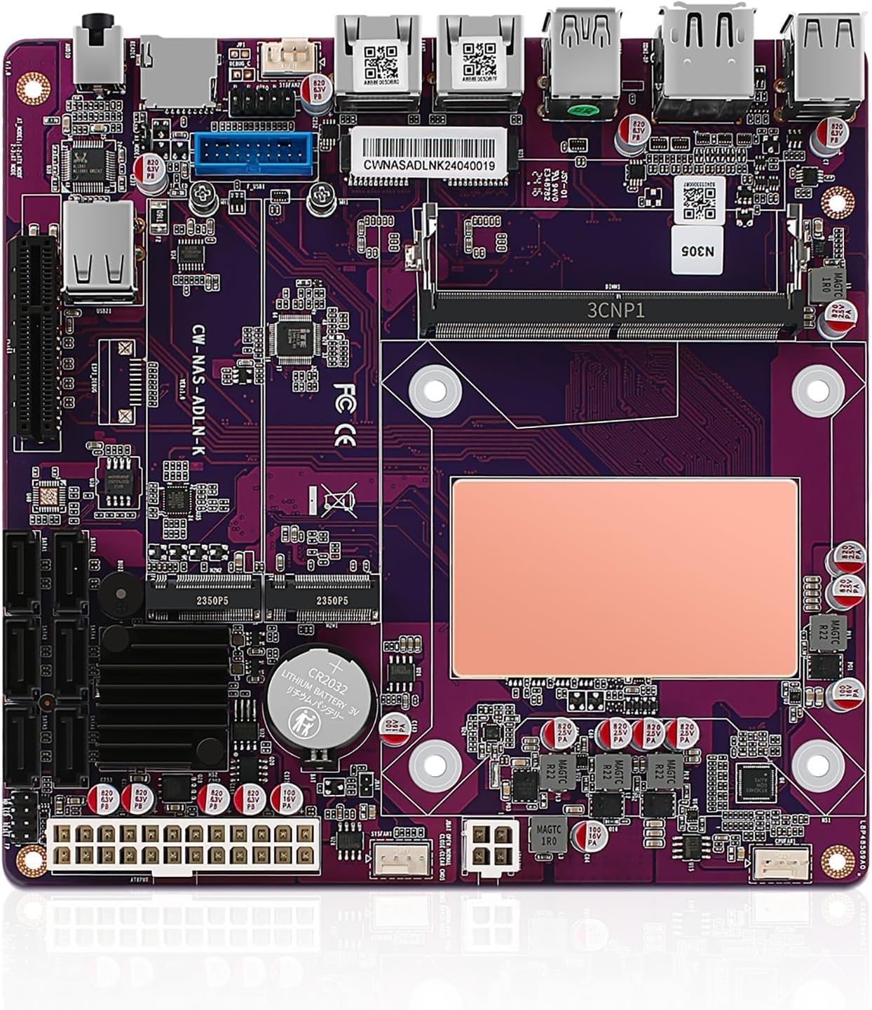 Amazon.com: N100 Industrial Motherboard NAS 4 Cores 4 Threads Low Power ...