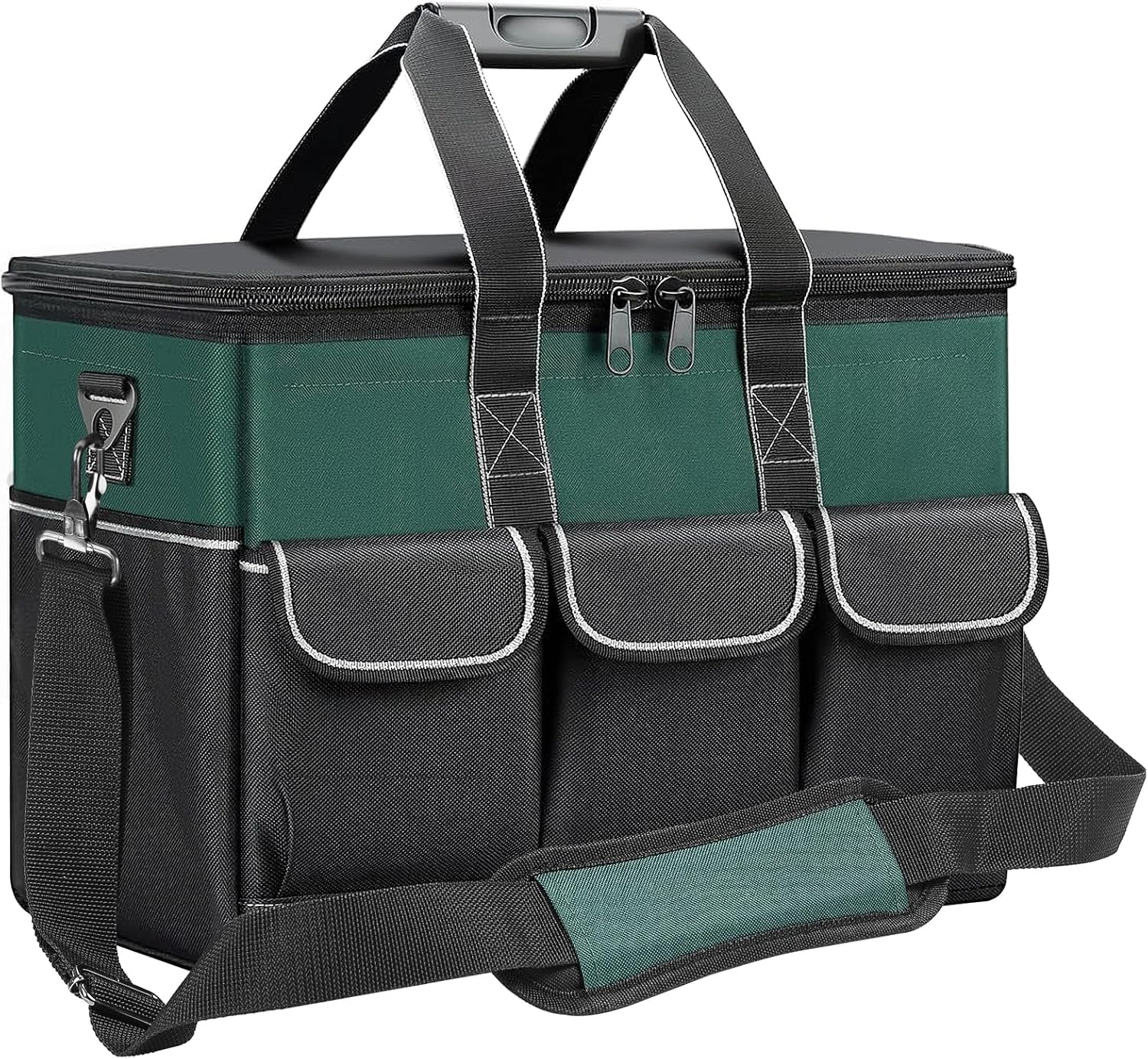 ToolSentryX Heavy Duty Tools Bag 17.6" with 14 Pockets, Tool Bag ...