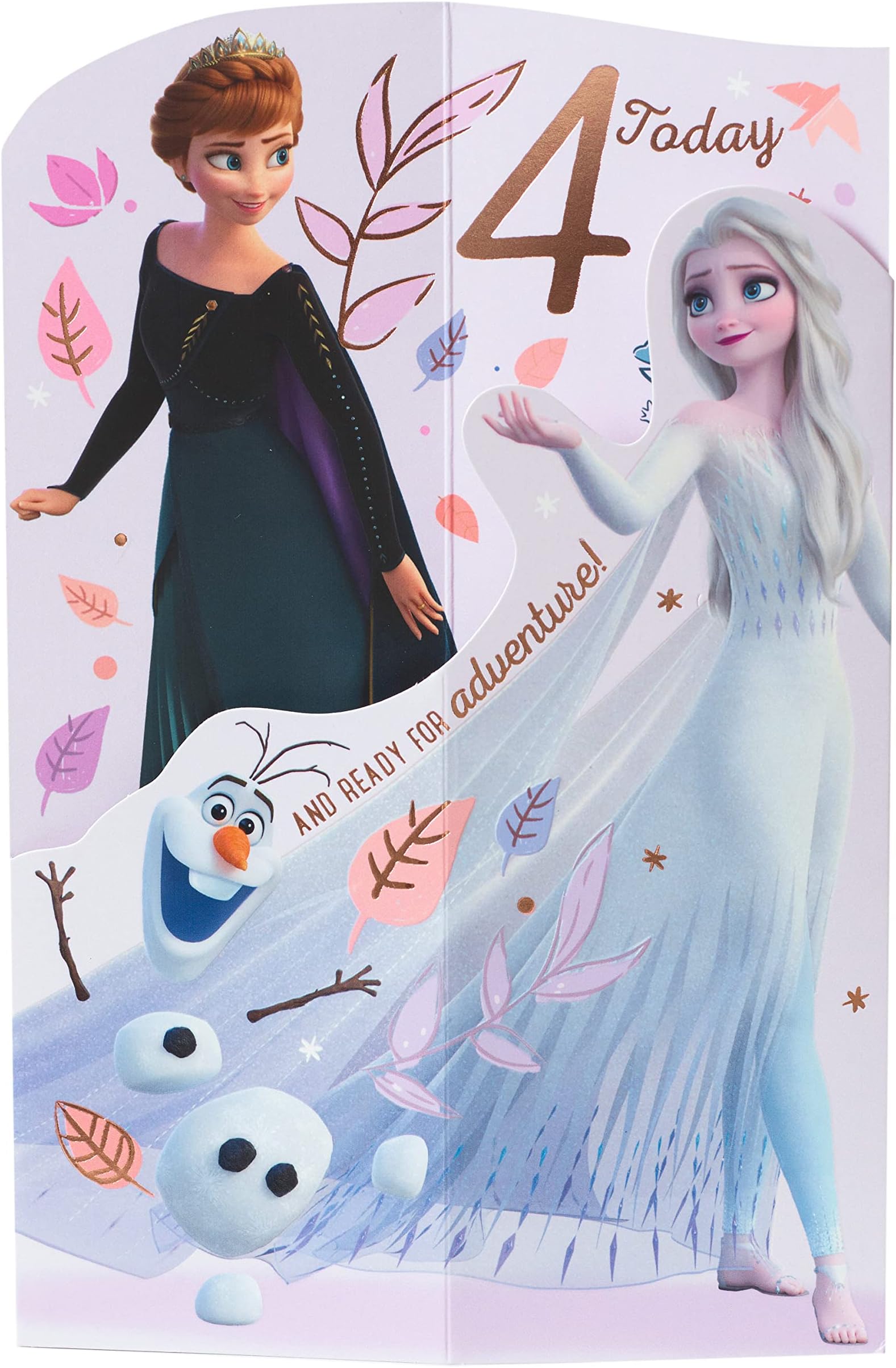 Princess Elsa Birthday Card - Disney Princess Birthday Card - Frozen ...