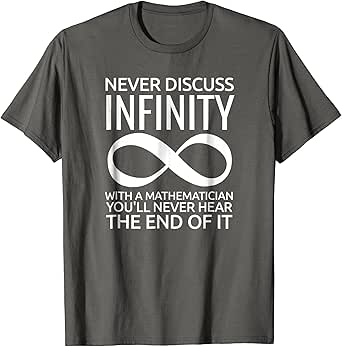 Amazon.com: Math Teacher shirt geek Infinity School Mathematician shirt ...