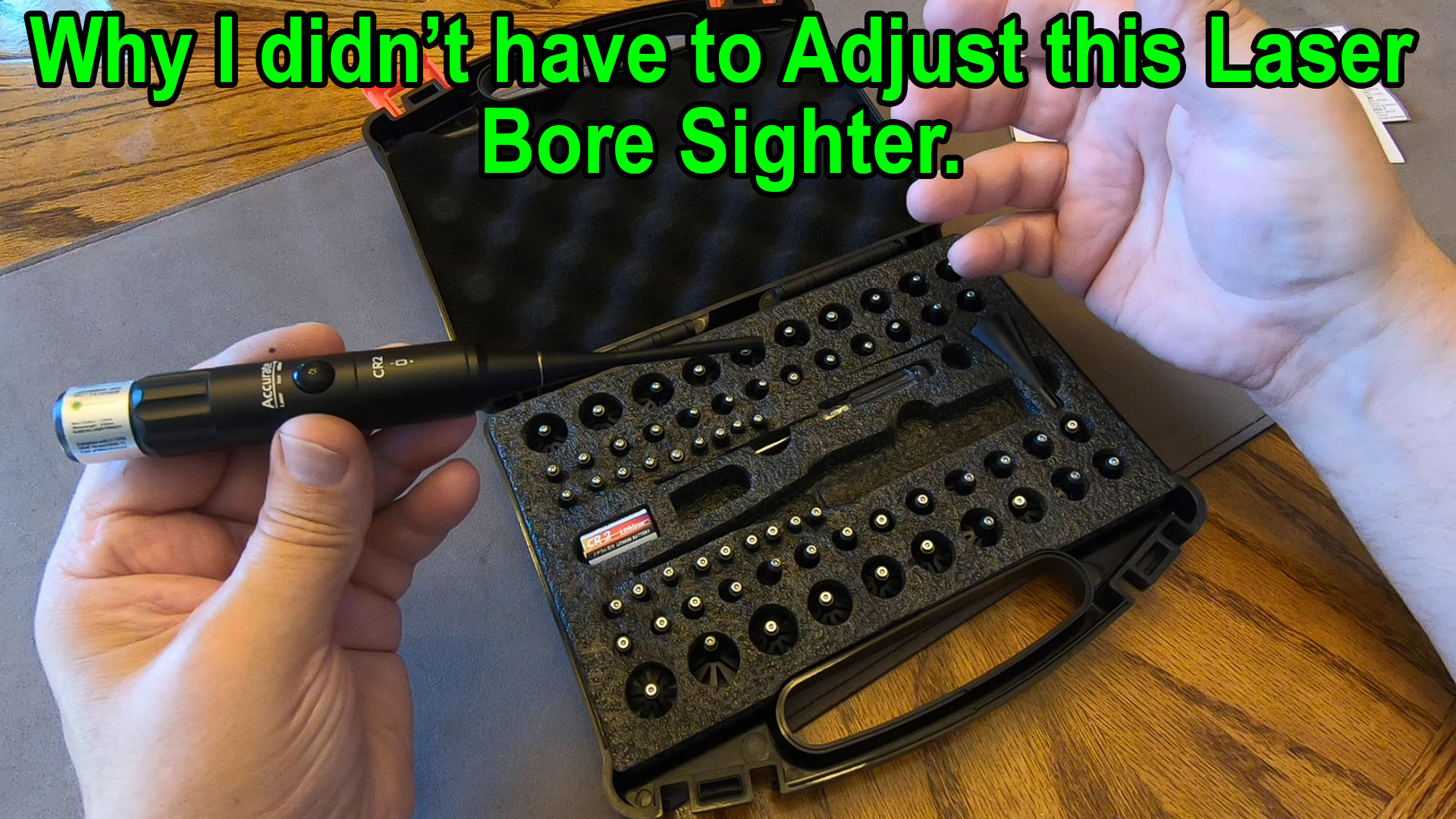 Watch The Visiofire Tool-Free Laser Bore Sight Kit. Green. on Amazon Live