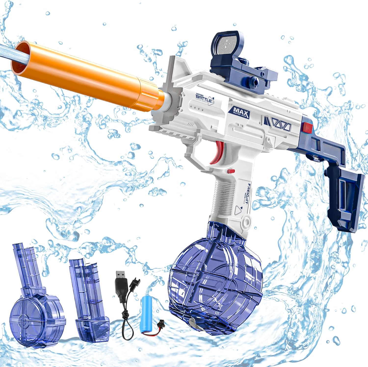 Amazon.com: Electric Water Gun,Squirt Guns for Adults Kids, Powerful ...