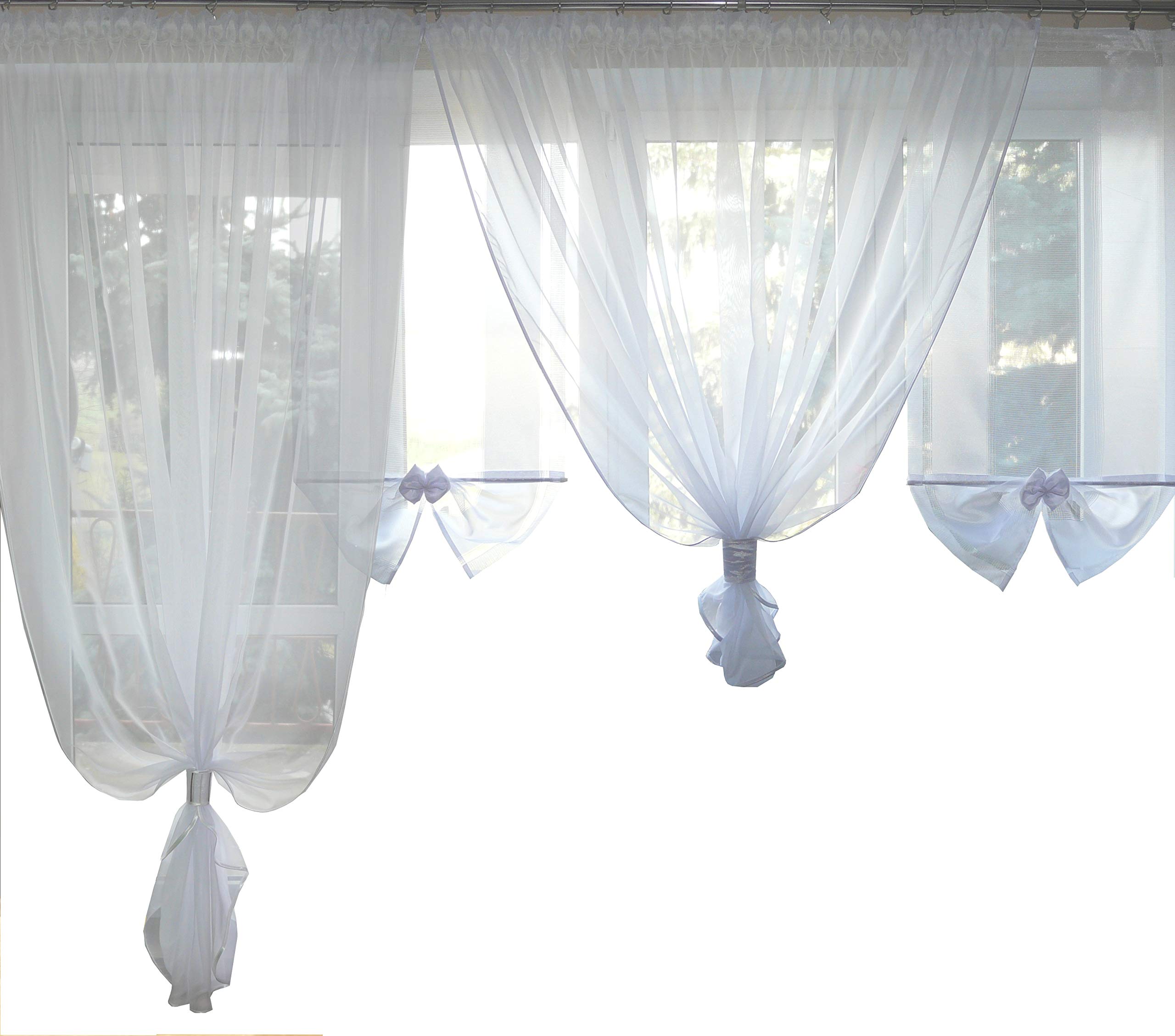Top Curtains Portofino Ring Top Lined Curtains, Duck Egg Yorkshire