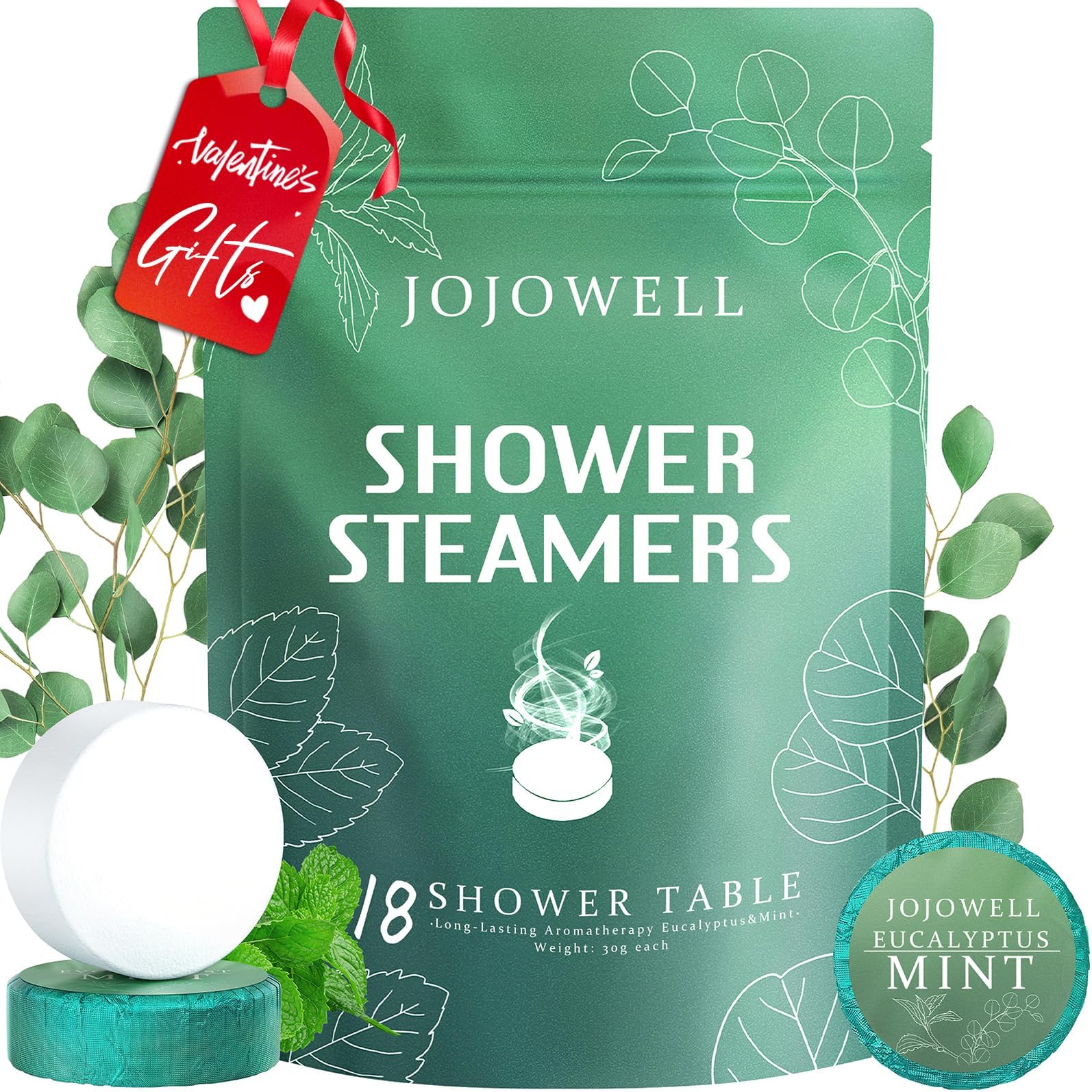 Amazon.com : Natural and Organic Shower Steamers Menthol Eucalyptus ...