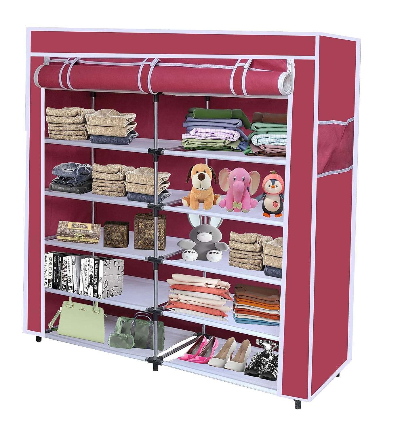 Eco Shopee SHOPPING SIMPLIFIED Collapsible Portable Foldable Wardrobe ...