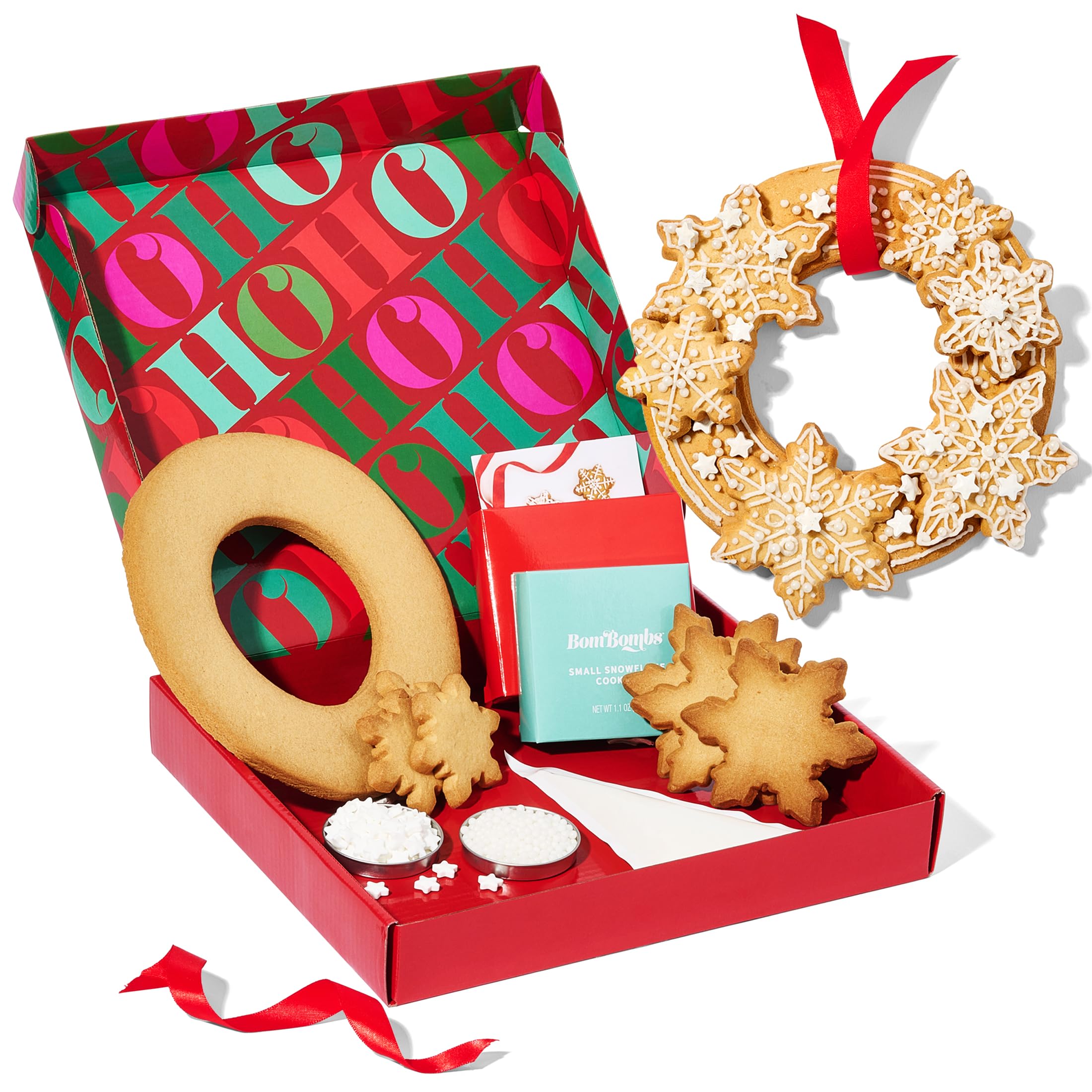 BomBombs DIY Gingerbread Wreath Gift Set, Gingerbread Cookie Kit ...