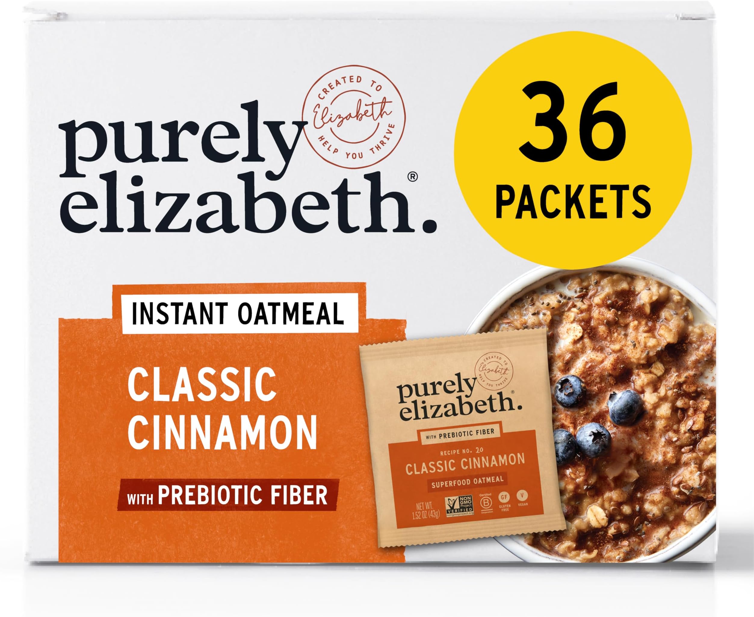 Amazon.com: purely elizabeth , Oats Vanilla Pecan Collagen Protein, 2 ...