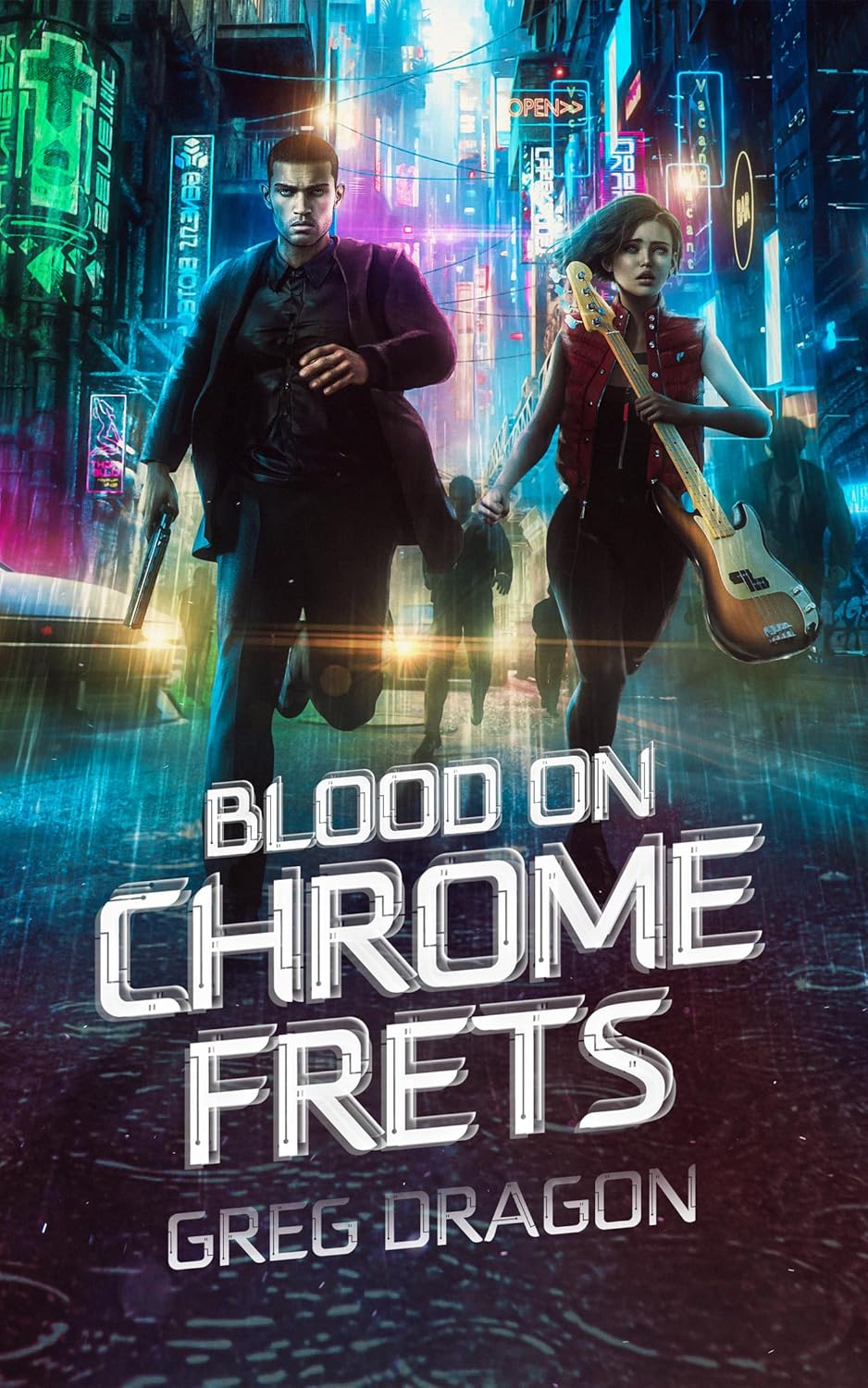 Amazon.com: Blood on Chrome Frets (Neon eClipse Book 3) eBook : Dragon, Greg: Kindle Store