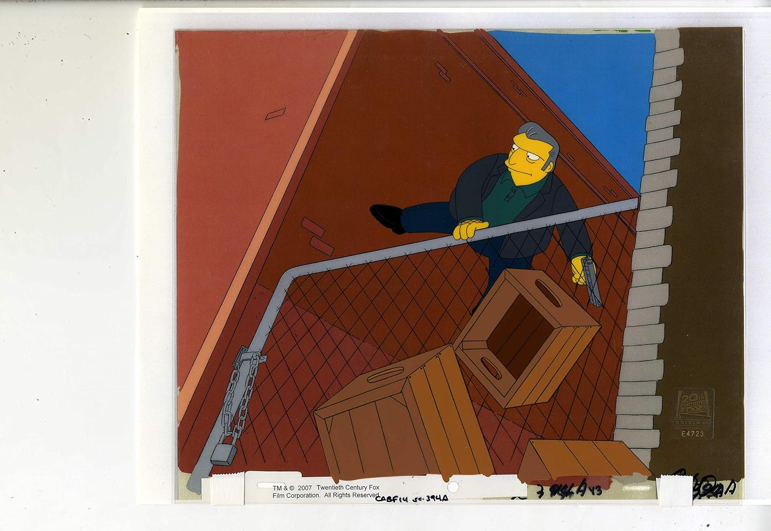 Amazon.com: Production Cel of Fat Tony from Trilogy of Error ...