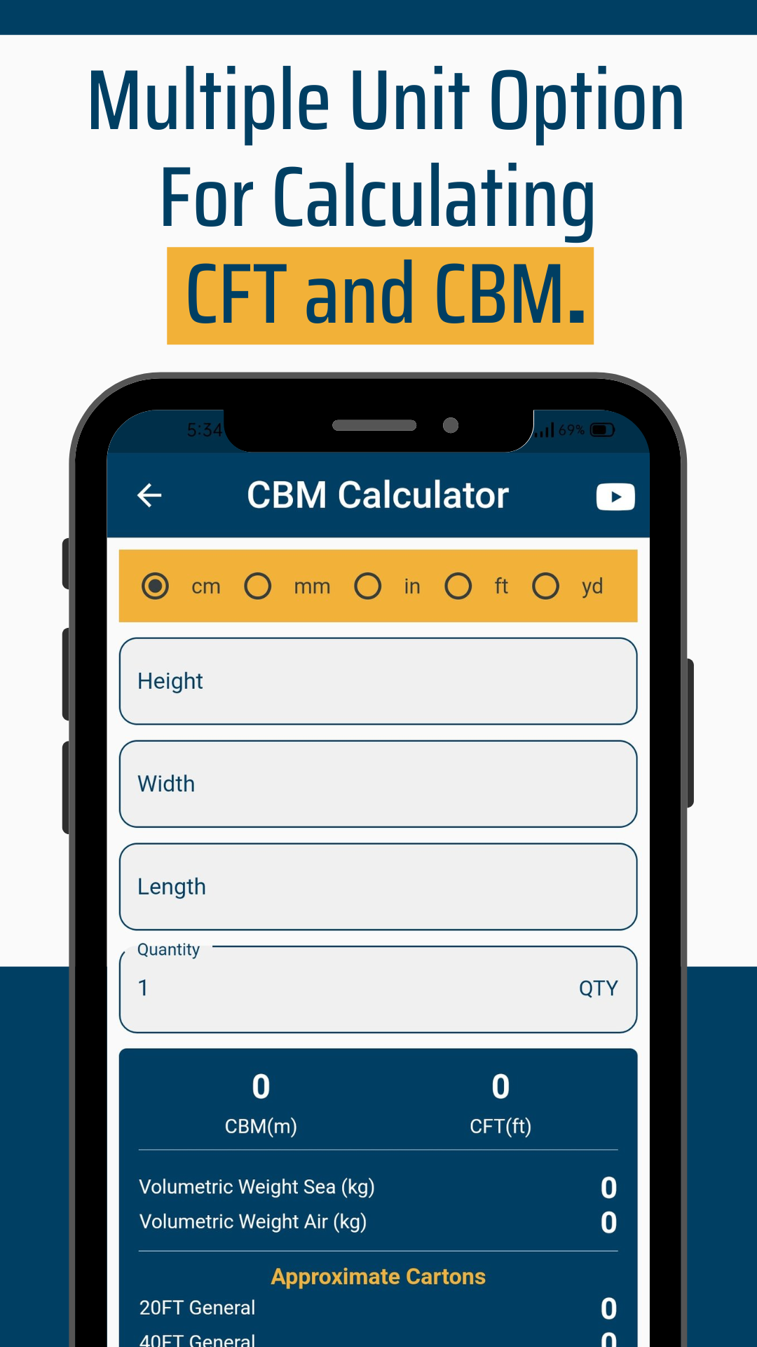 CBM Calculator - Application sur Amazon Appstore