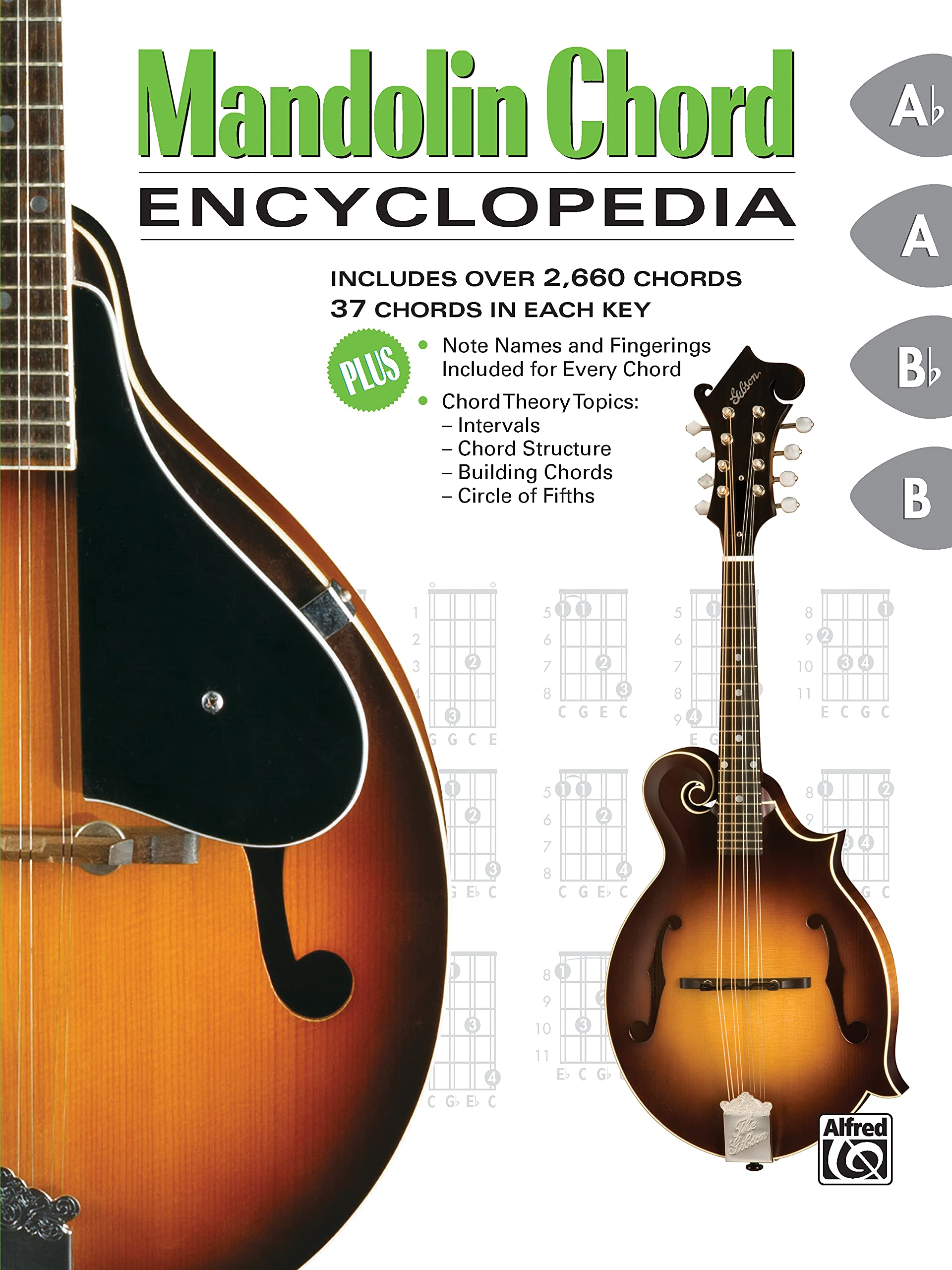 Amazon.com: Mandolin Chord Encyclopedia: Includes Over 2,660 Chords, 37 ...