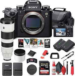 Amazon.com : Sony Alpha a9 II Mirrorless Digital Camera (Body Only) (ILCE9M2/B) + Sony FE 200 ...