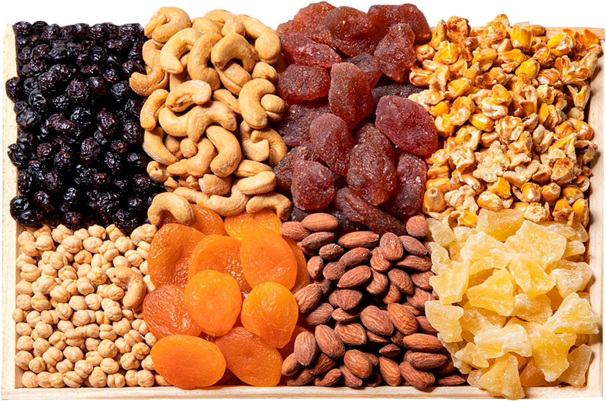 Amazon.com : Nuts.com Large Fruit & Nuts Snack Tray – Gourmet Gift Box ...