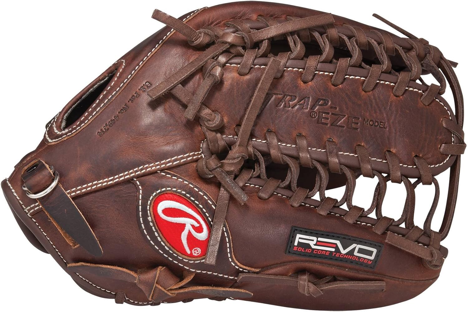 Amazon.com : Rawlings Revo 750 Series 12.75-inch Trap-Eze Web Outfield ...