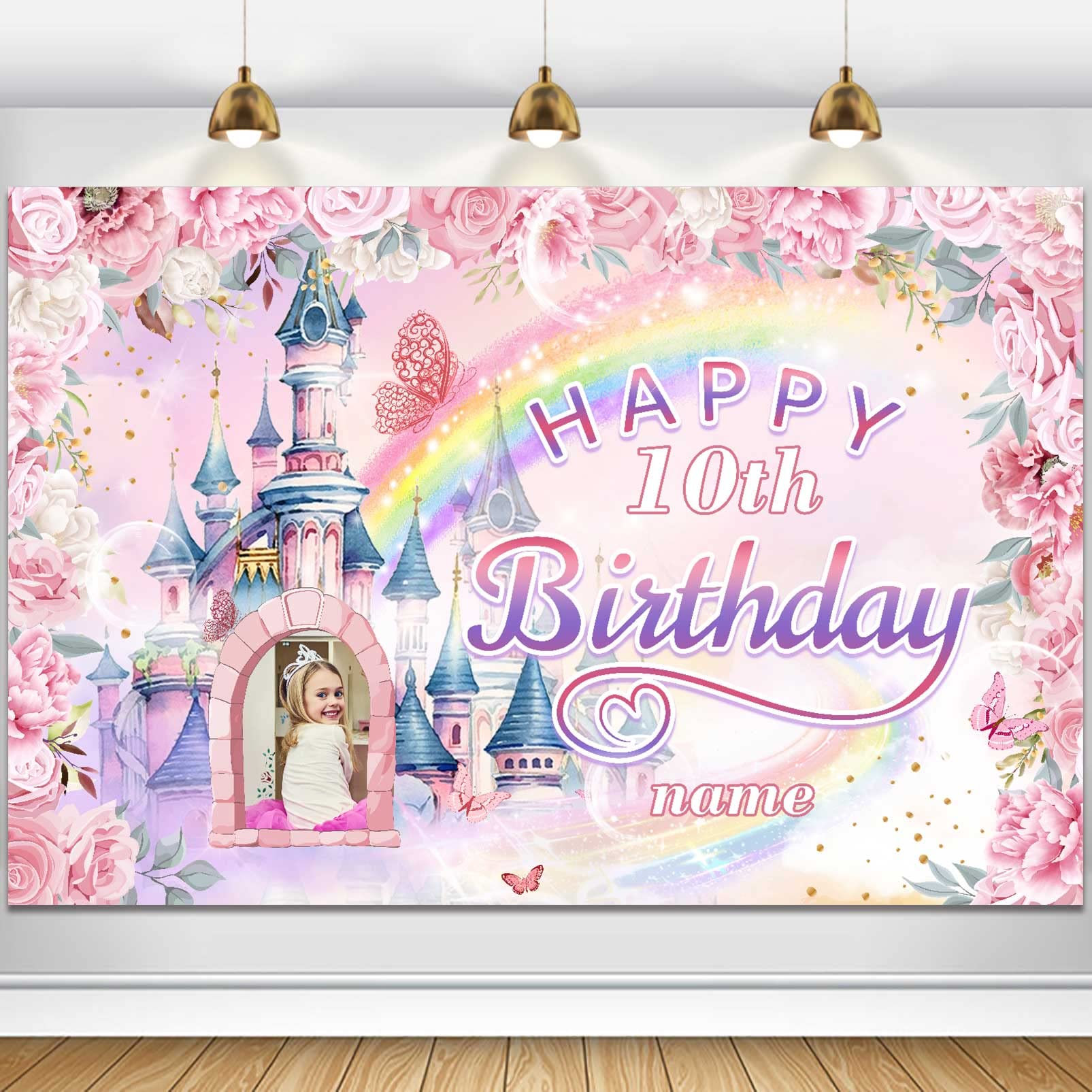 Handmade Princess Birthday Banners DIY Princess Backdrop | Princess