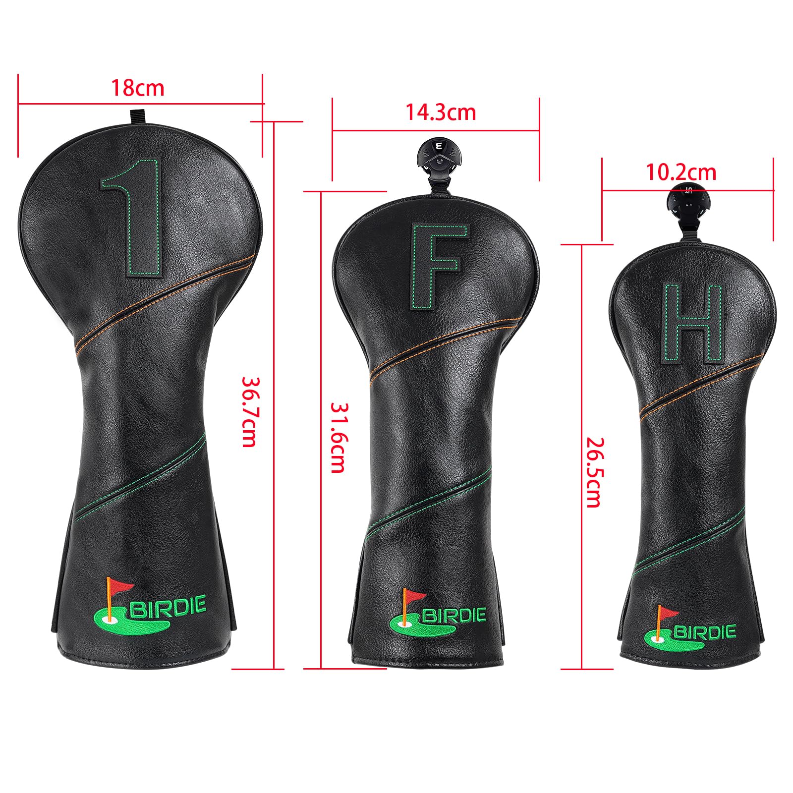 Craftsman Golf Birdie Putting Green Black Golf Club Headcover for ...