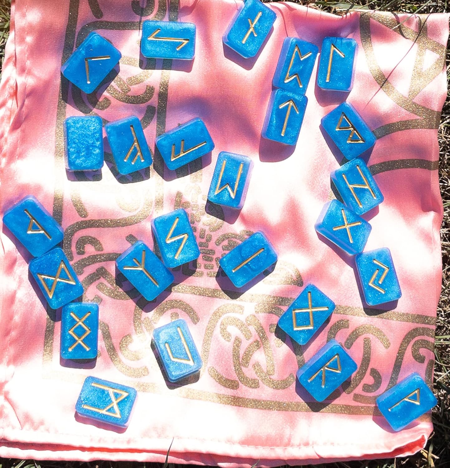 Amazon.com: Elder Futhark Runes (Pink/Black) : Handmade Products