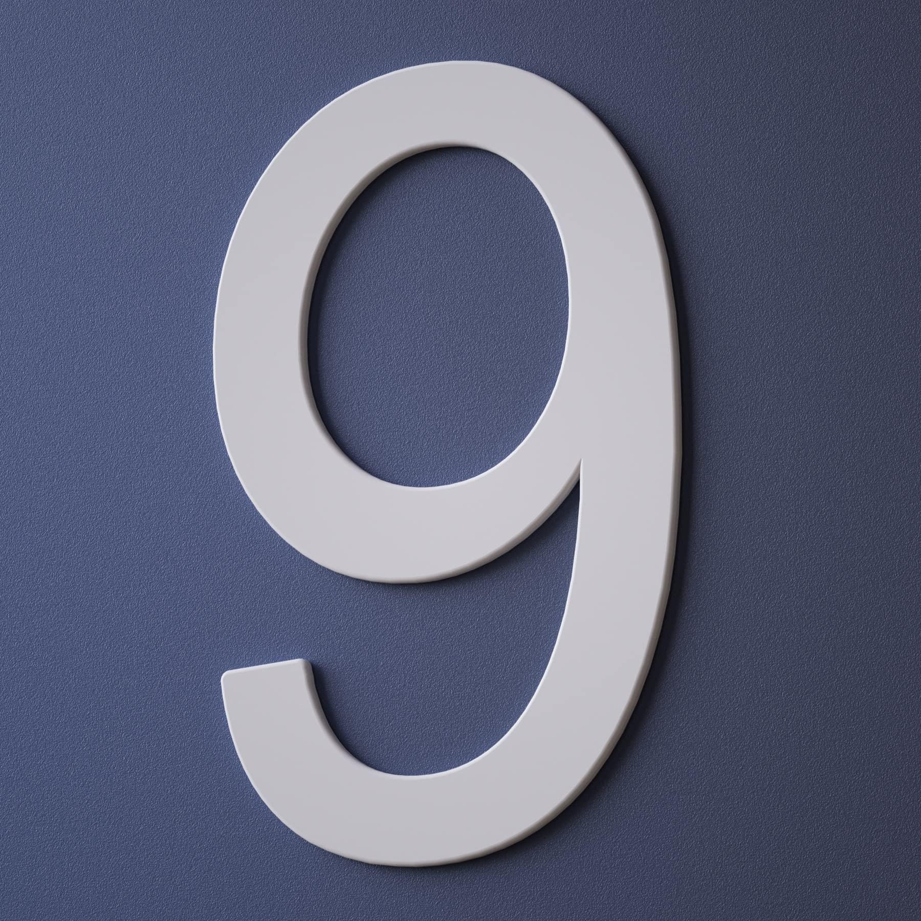 Amazon.com: 3 Inch House Numbers Sticker Stainless Steel, Self-Stick ...