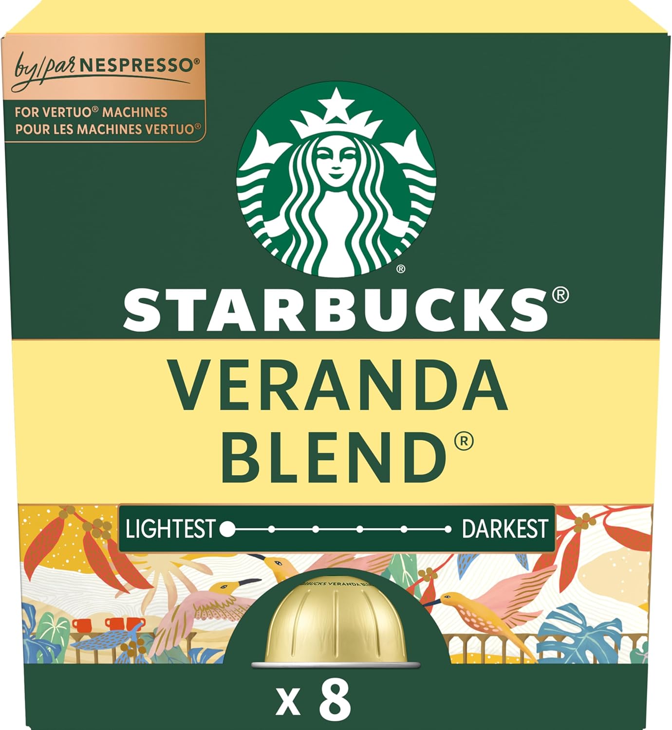 Starbucks by Nespresso Veranda Blend Blonde Roast Coffee Pods ...