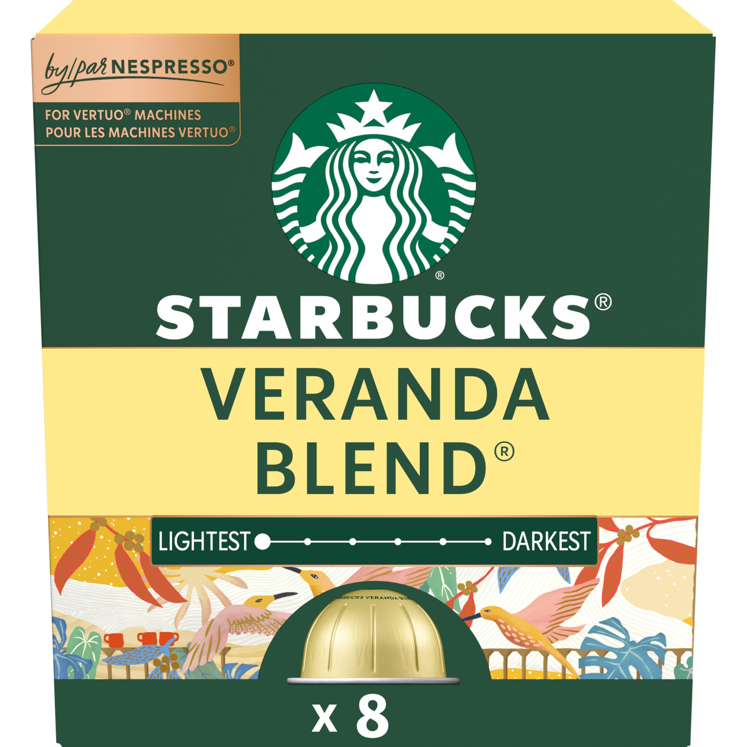 Starbucks by Nespresso Veranda Blend Blonde Roast Coffee Pods ...