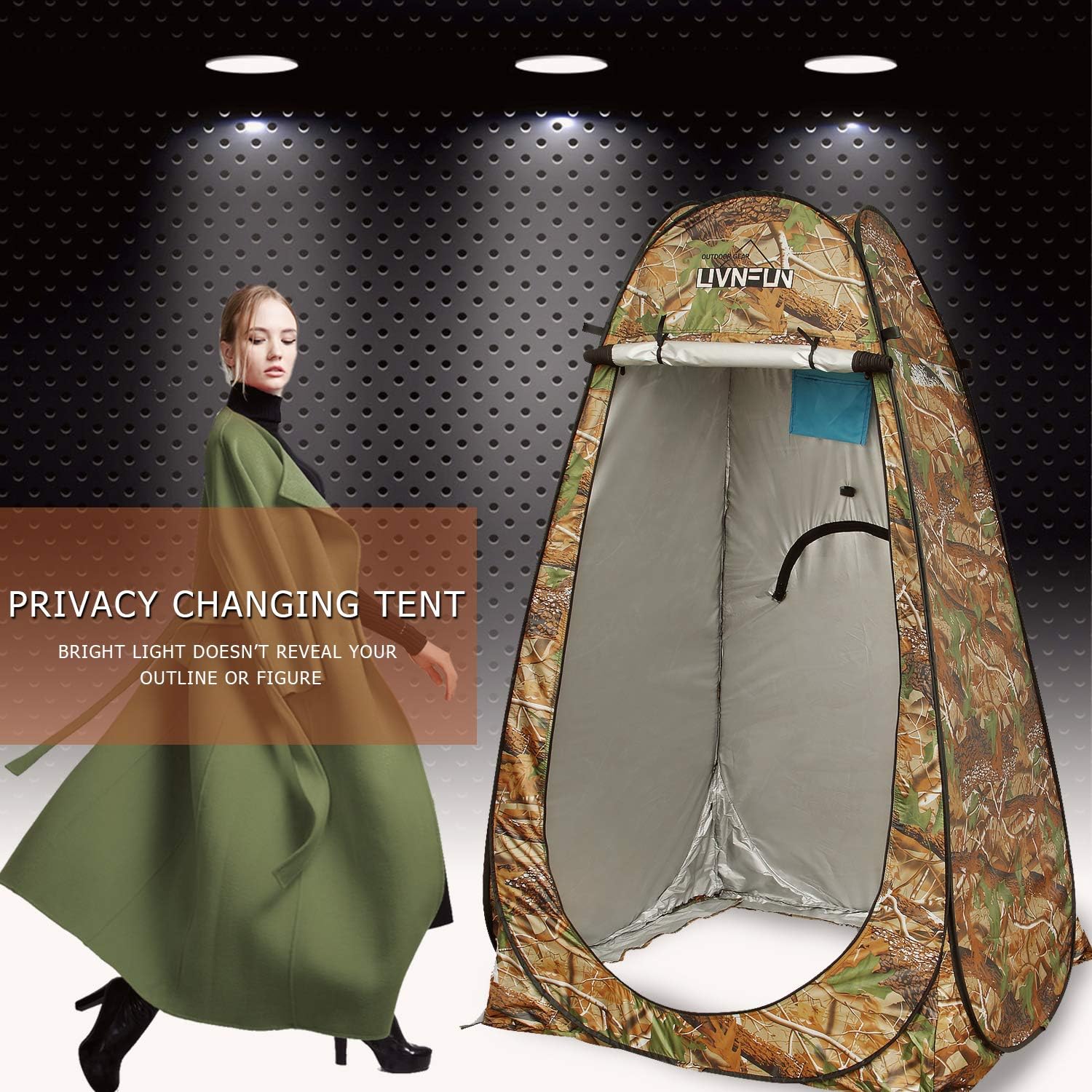 Privacy Shower Tent – Pop Up Changing Tent Camping Shower Toilet Tent ...