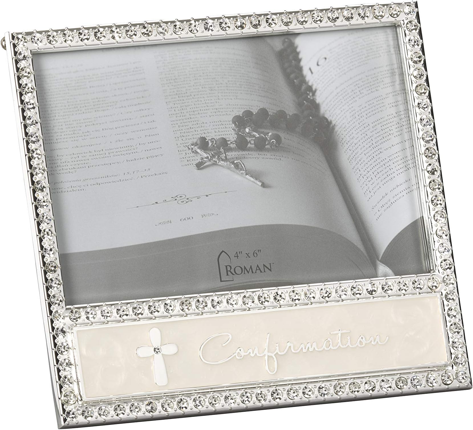 Amazon.com - Roman 6" H Horizontal Confirmation Picture Frame, Caroline ...