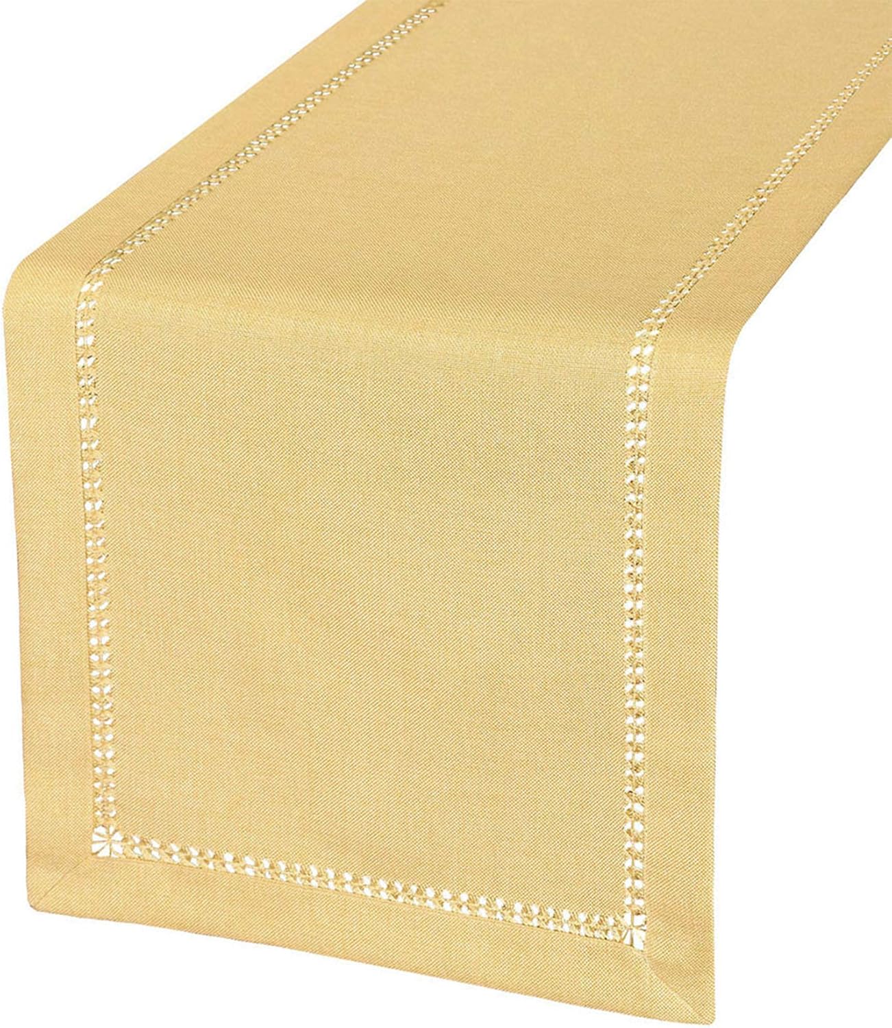 Amazon.com: Grelucgo Handcrafted Solid Color Dining Table Runner ...
