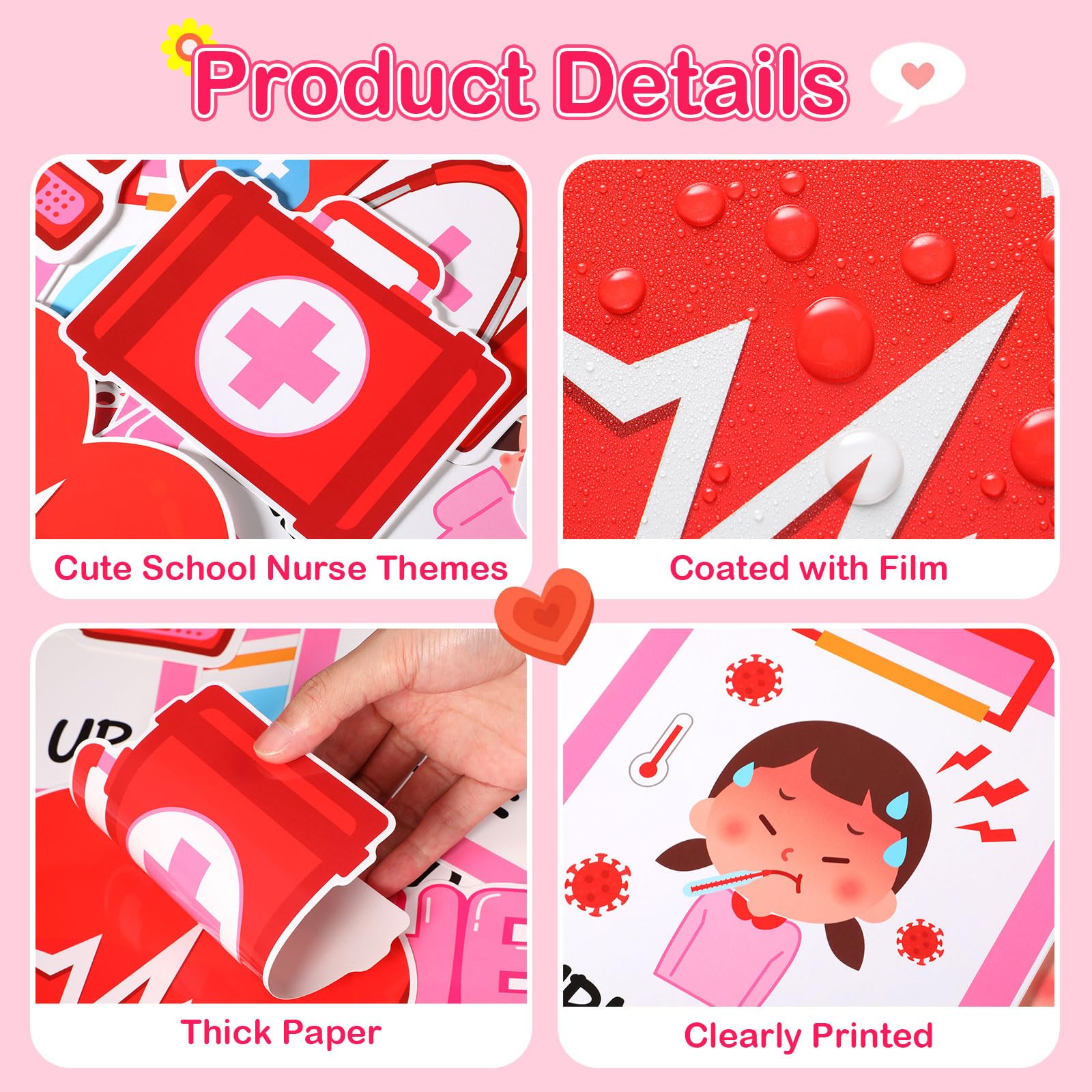 Snapklik.com : School Nurse Bulletin Board Decorations Set When To ...