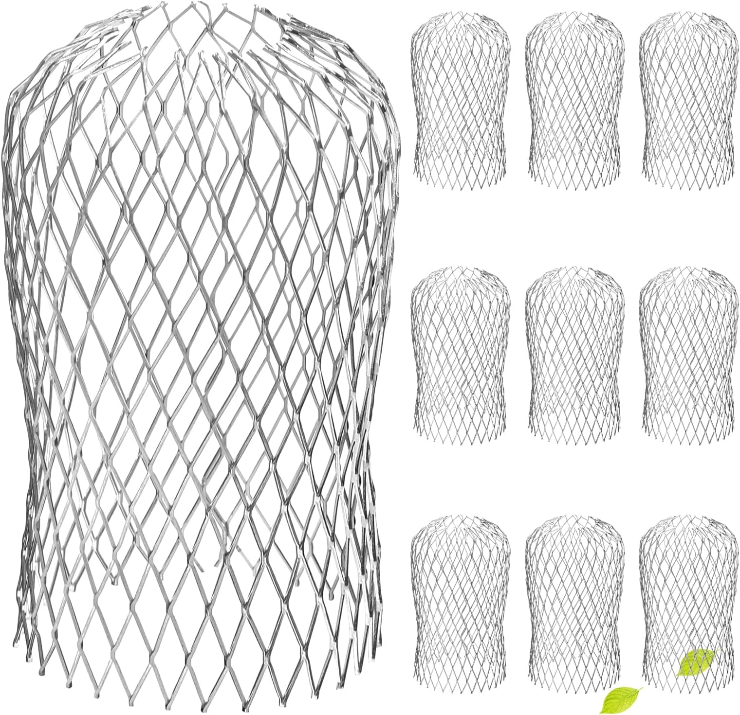 Amazon.com: Tandefio 24 Pcs Gutter Guards, 3 Inch Expandable Aluminum ...