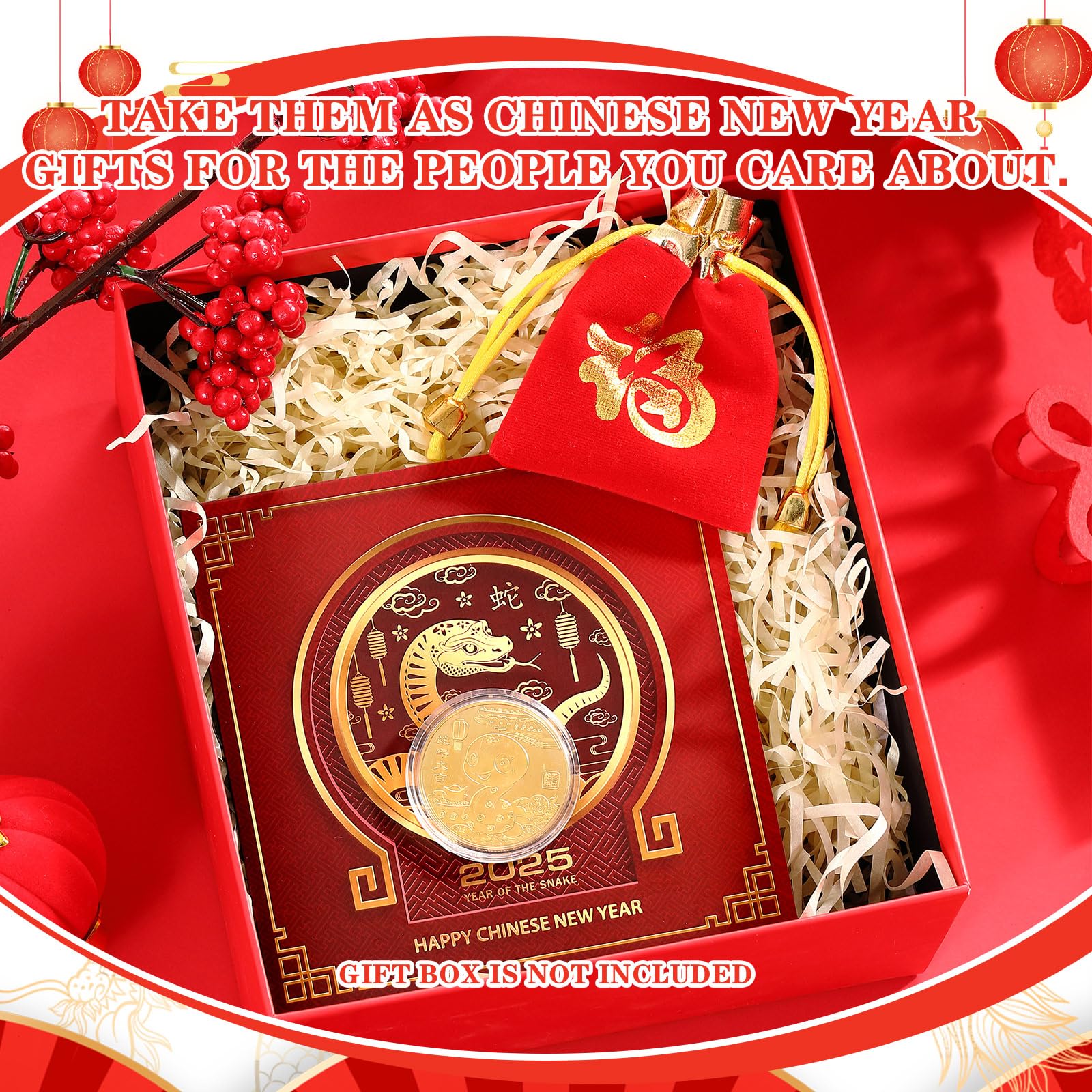 Otuuz Lunar New Year Gift Set Include Lunar New Year Card 2025 with ...