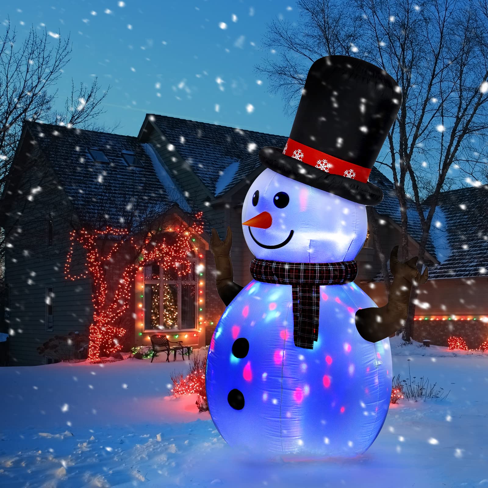 Real Christmas Snowman