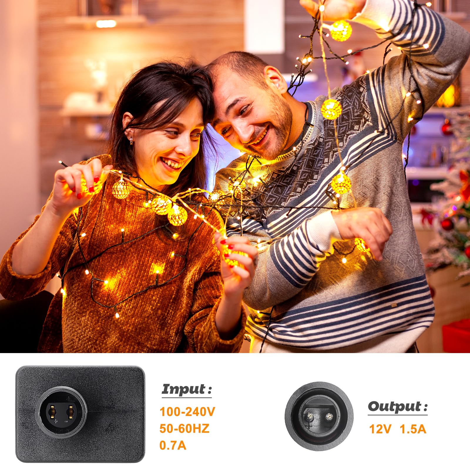 Snapklik.com : 2 Pcs Replacement Yard Inflatable Adapter, LED ...