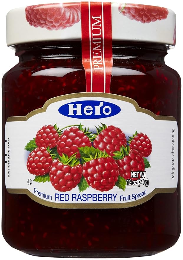 Amazon.com: Hero Red Raspberry Premium Fruit Spread 12 Ounce : Grocery ...