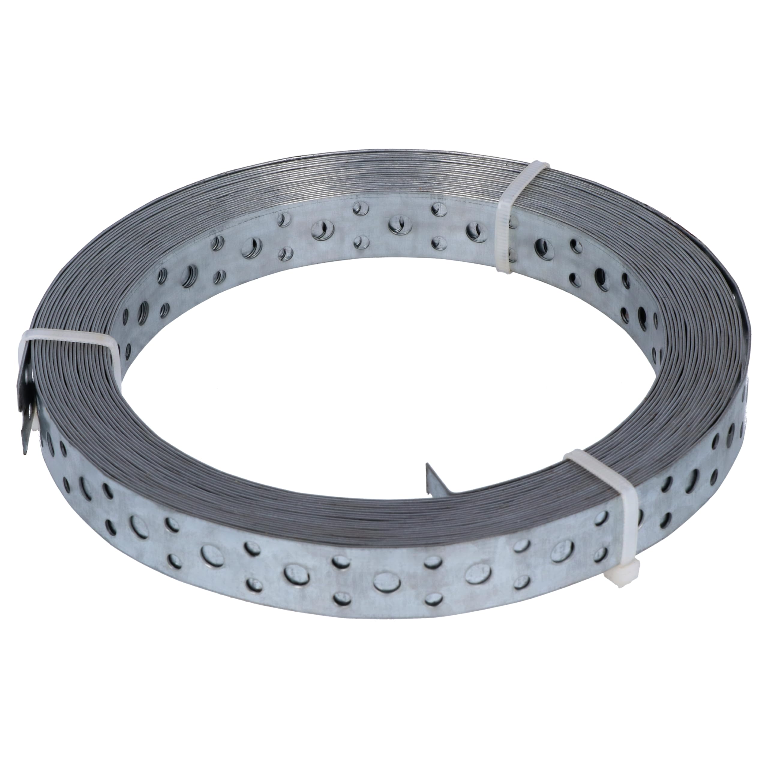 HELPMATE – Lochband 10 m Länge – Stahl sendzimirverzinkt – Breite 20 mm ...