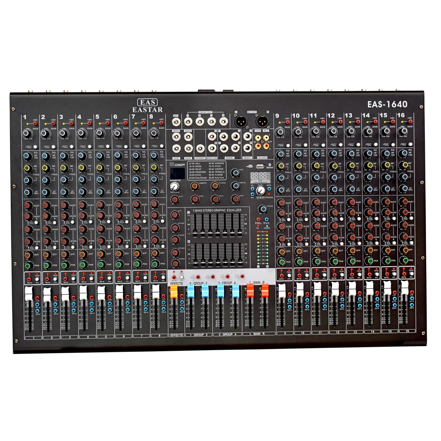 kh 16 Channel Audio Mixer Professional Mixing Console, Aux Path Plus ...