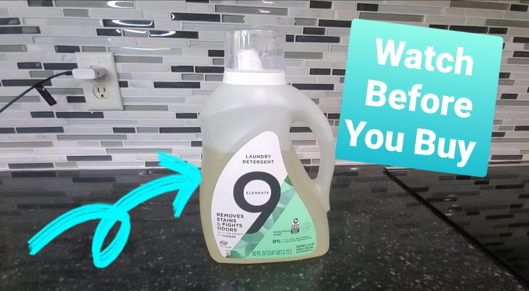 Watch HONEST Review of 9 Elements Laundry Detergent on Amazon Live