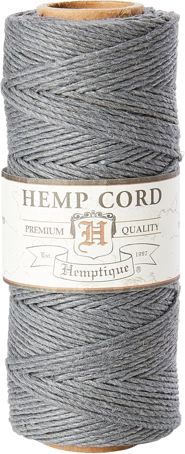 Amazon.com: Hemptique 100% Hemp Cord Spool - 62.5 Meter Hemp String ...