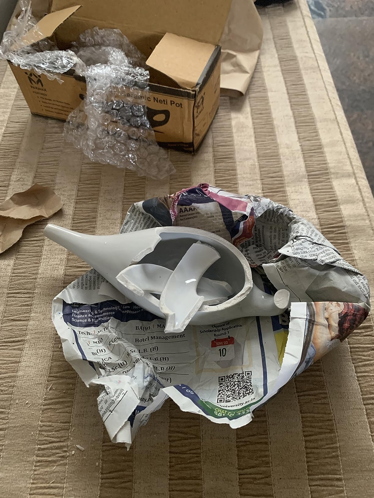 Buy PAXMAX Porcelain Ceramic Neti Pot for Sinus, Jal Neti pots for ...