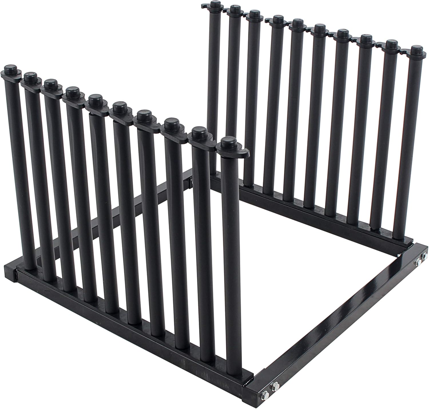 TCP Global 9-Lite Truck Bed Windshield Rack - Mobile 9 Slot Auto Glass ...