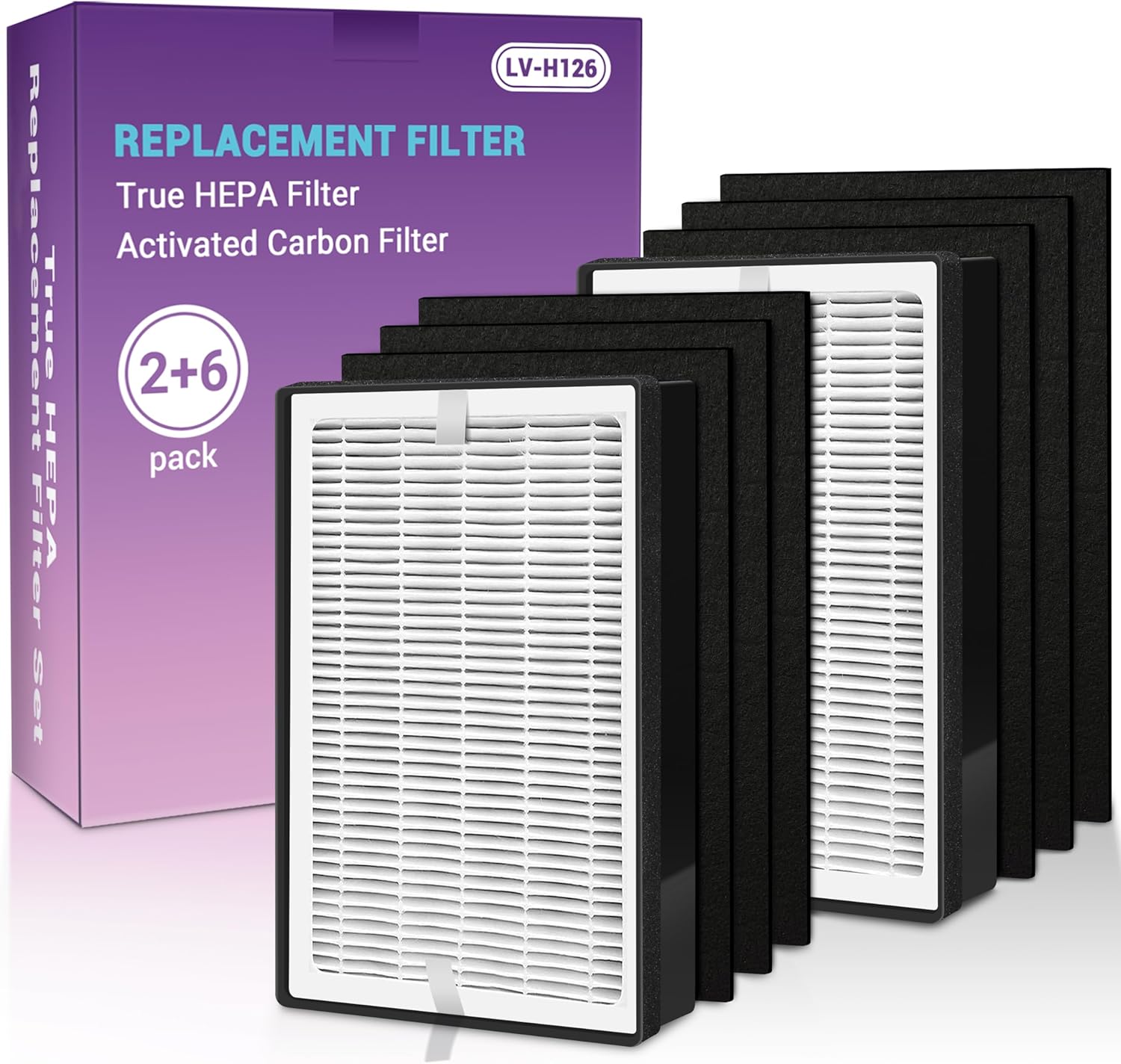 Amazon.com: Aneedmore LV-H126 Replacement Filter for LEVOIT LV-H126 Air ...