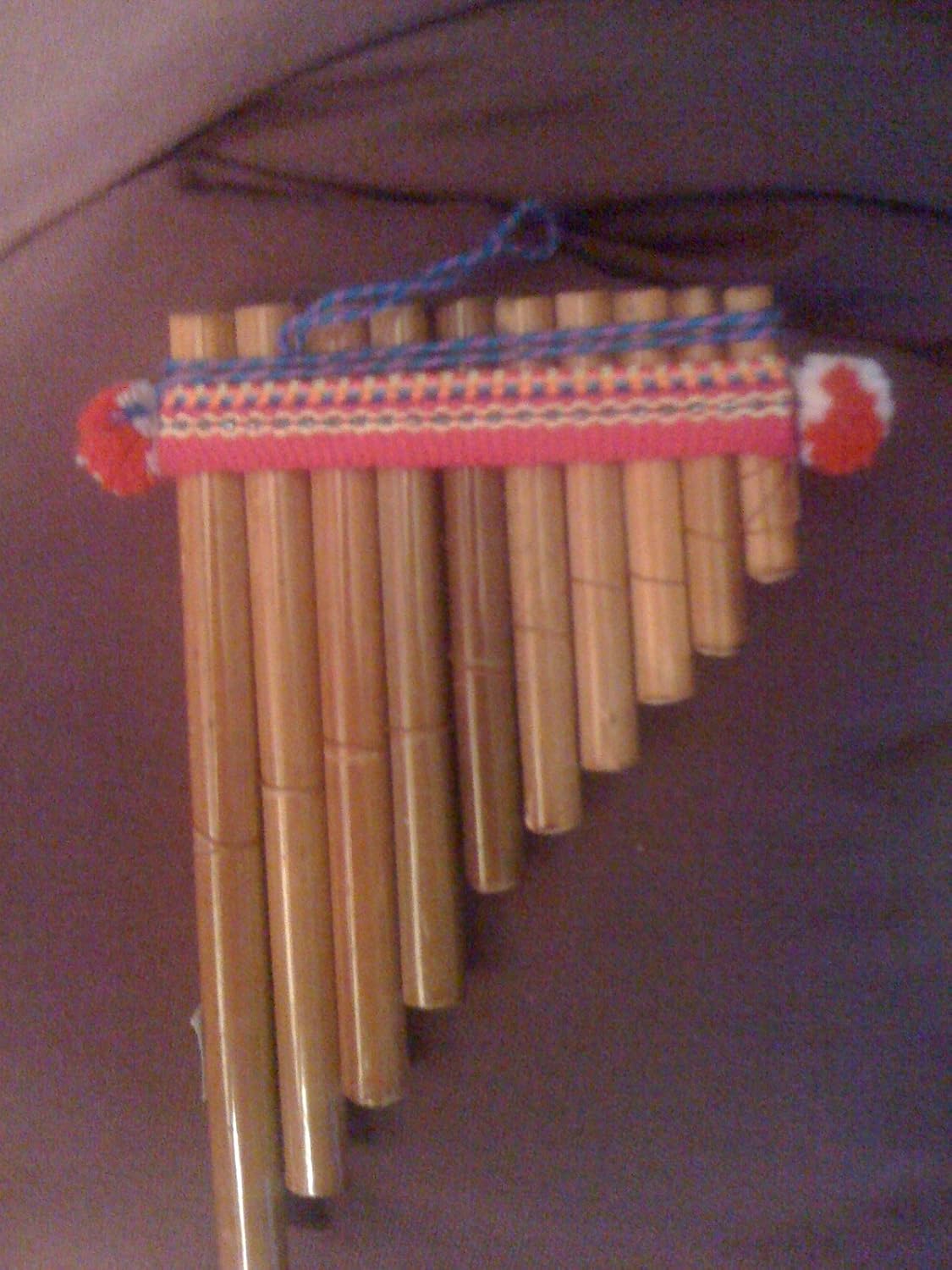 Amazon.com: 10 Pipe Varnished Pipe Pan Flute/Siku/Antara : Musical ...