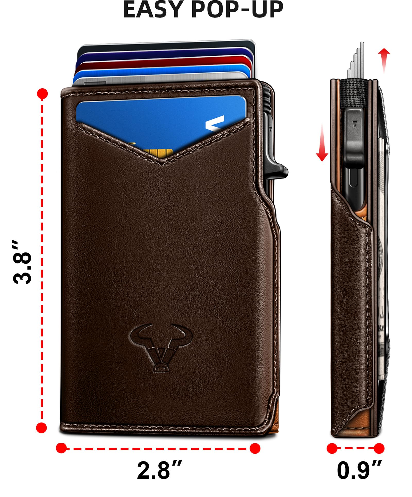 Snapklik.com : Men Wallet Gift Boxed,Slim Front Pocket Wallet Money ...