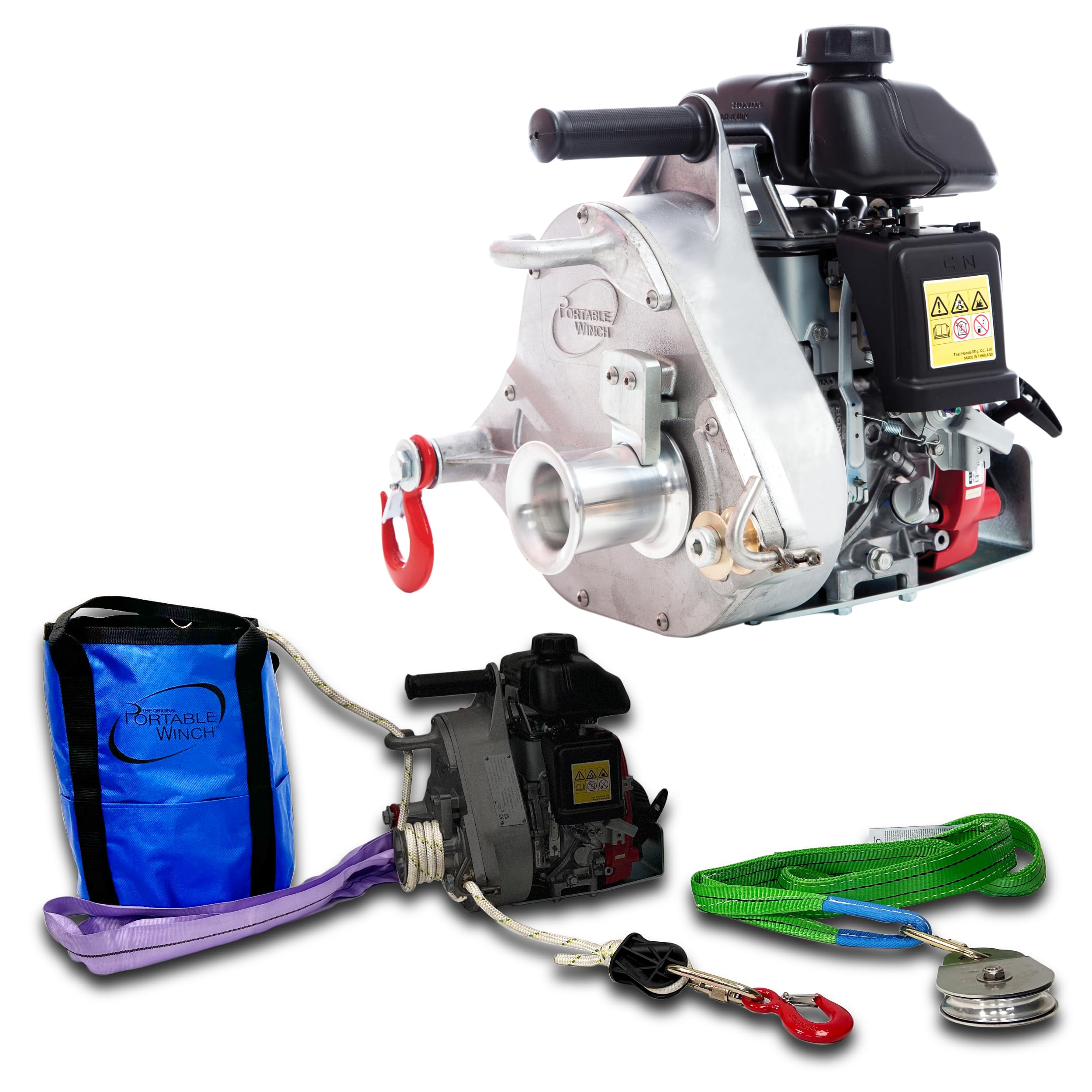 Amazon.com: Portable Winch PCW5000-A Gas-Powered Capstan Winch with ...