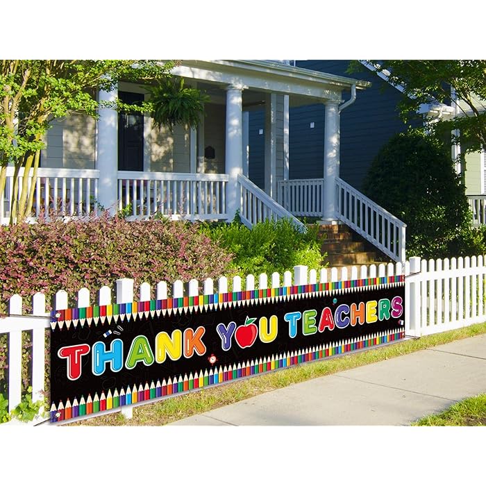 Buy Thank You Teachers Classroom Decoration Banner Teachers ...
