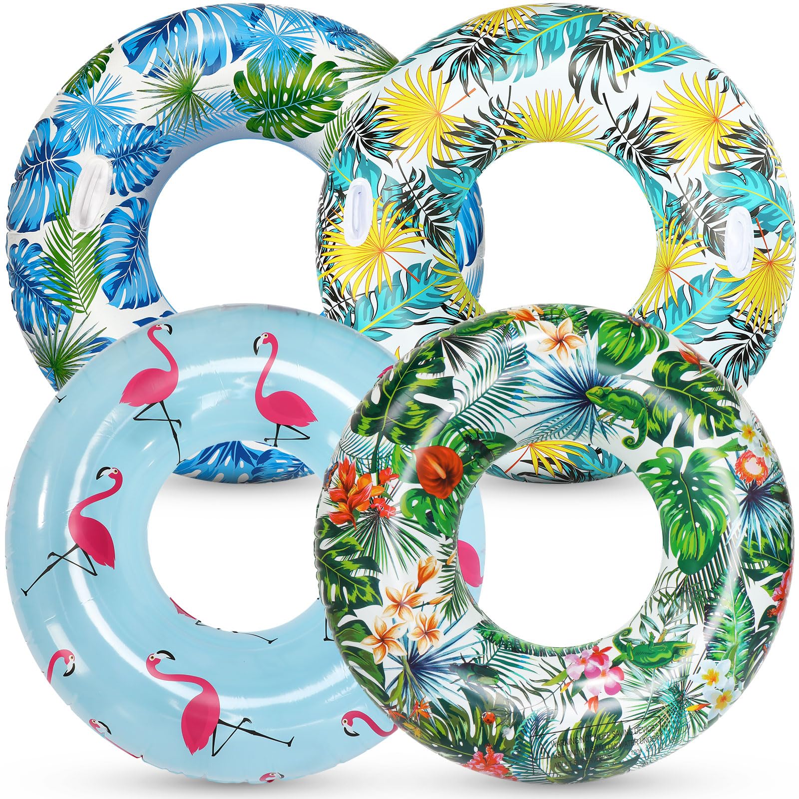 Snapklik.com : Libima 4 Pcs Inflatable Pool Floats, Pool Floaties Swim ...