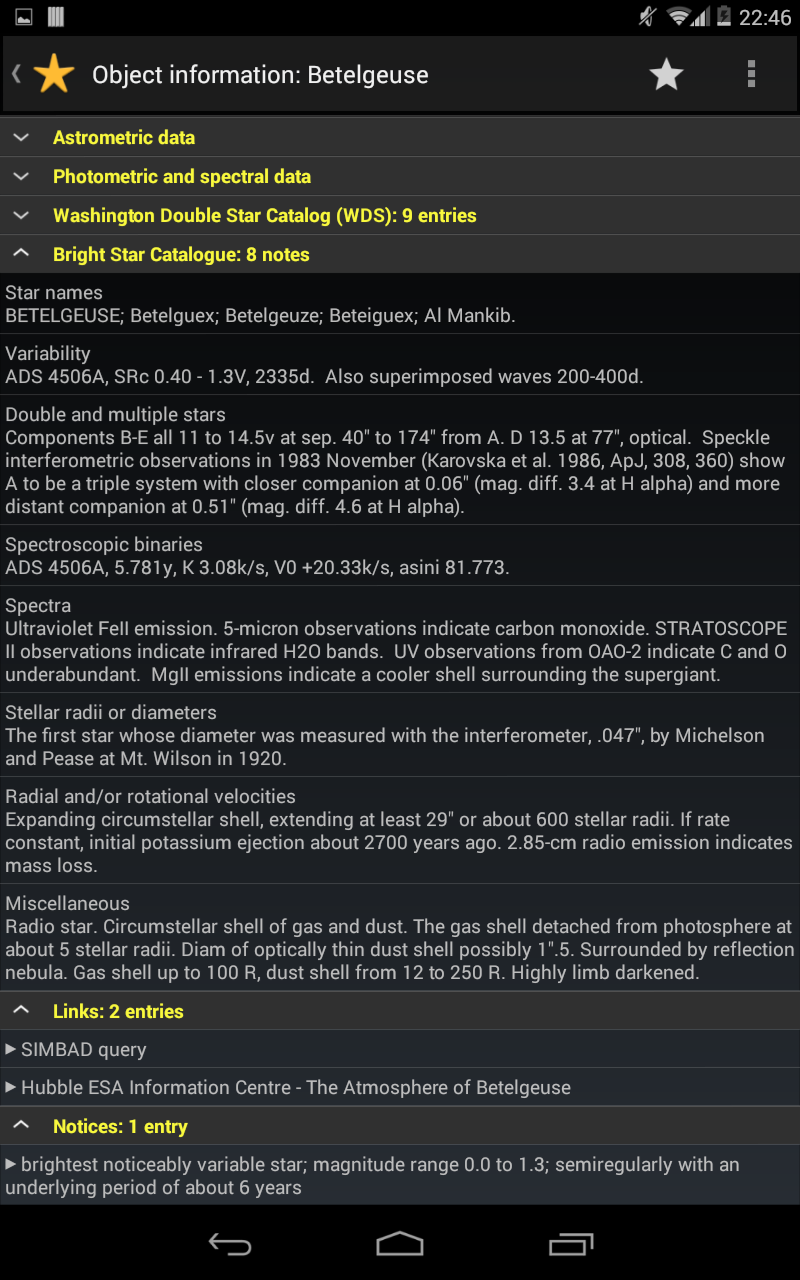 Sky Guide - App on Amazon Appstore