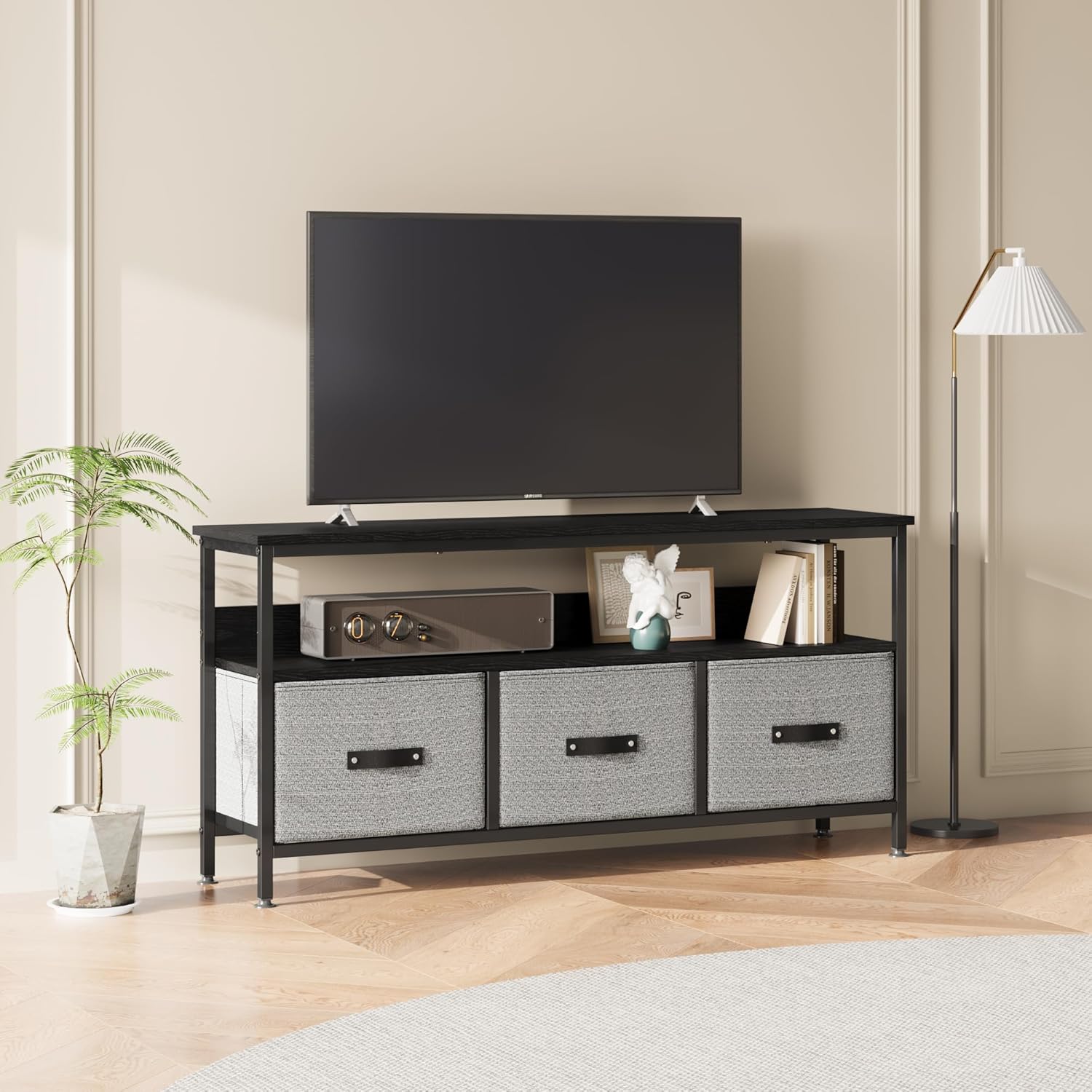 Amazon.com: GAOMON 55 Inch TV Stand for Living Room, Dresser TV Stand ...