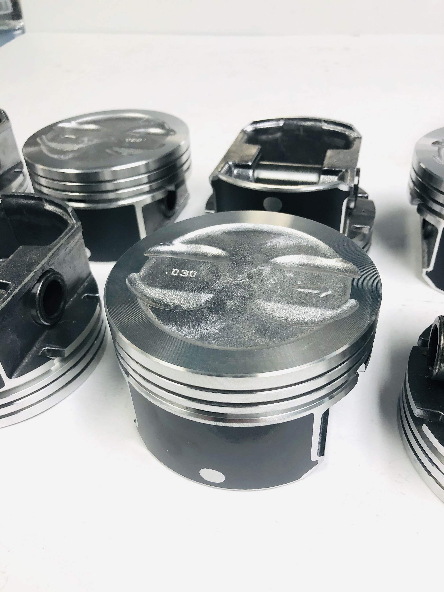MORESA Hypereutectic Flat Top 2vr Pistons+MOLY Rings 2007-09 Chevy GM 6